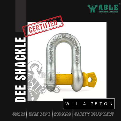 Jual Able Dee Shackle 4.75T/Shackle 4.75T/Segel 4.75 Ton - Lifting ...