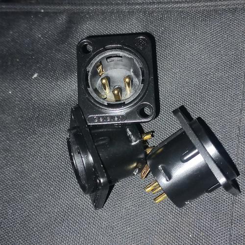 Jual soket canon male geisler besi original socket xlr mic cannon xrl ...