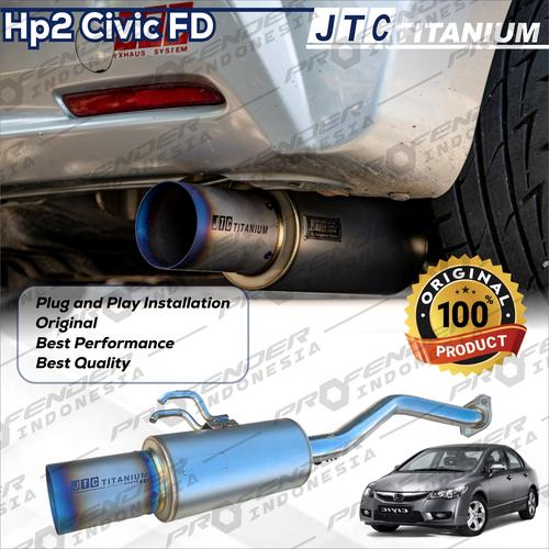 Jual JTC titanium - Muffler HP2 Cathback - Exhaust Muffler Knalpot ...