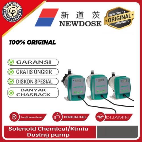 Jual Dosing Pump Newdose 3lph Pompa Kimia Chemical Pump 3 lph 7bar ...