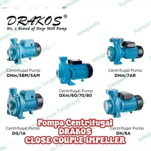 Jual POMPA CENTRIFUGAL DRAKOS 3Hp 380v POMPA TRANSFER DX 80 OUTPUT 2x2 ...