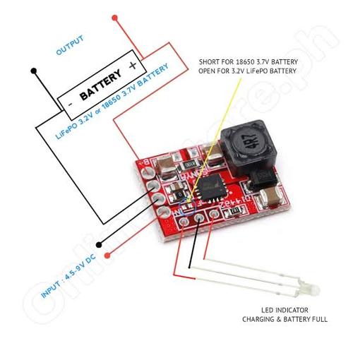 Jual TP5000 Dual Li-ion & Lipo4 Lithium Battery Charger Module 3.6V 3 ...
