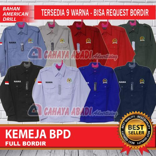 Jual Kemeja BPD Seragam BPD Baju BPD Badan Permusyawaratan Desa - Biru ...