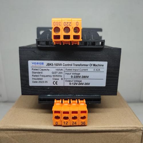 Jual VORGE Transformer Trafo Step Down JBK5 160VA 220v 380v out 36V/24V ...