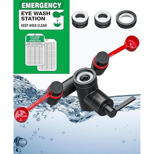 Jual Bigsale Skywin Eye Wash Kit Black Eye Wash Units Faucet Mounted ...