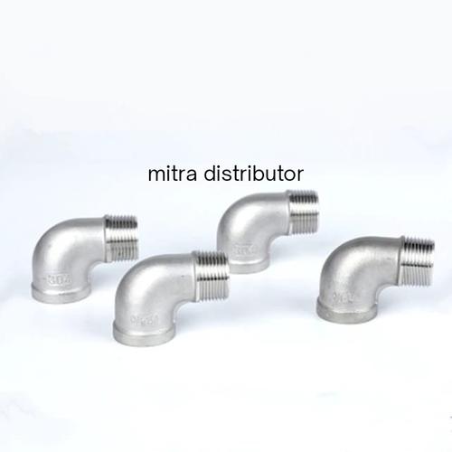 Jual Street Elbow Stainless SS304 Knee Drat Luar Dalam Keni L size " inch - 3/8" - Jakarta Barat ...