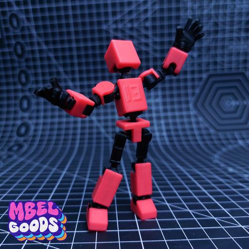 Jual Mini Dummy 13 Articulated Poseable Action Figure - Merah, Dummy ...