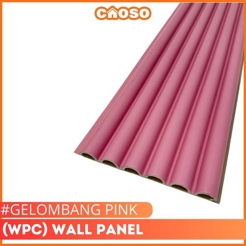 Promo WPC wall Panel Dekorasi Dinding Kayu Warna Model Gelombang ...