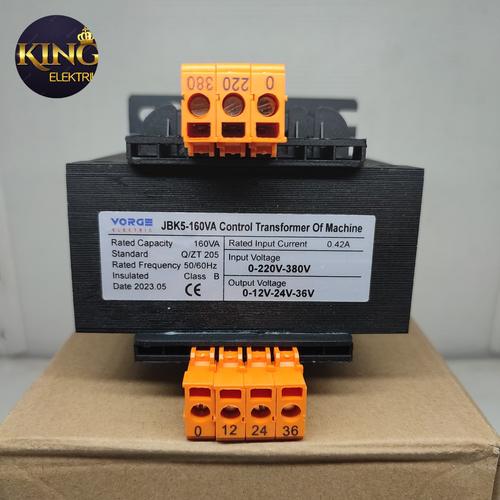 Jual VORGE Transformer Trafo Step Down JBK5 160VA 220v 380v out 36V/24V/12V - Jakarta Barat ...