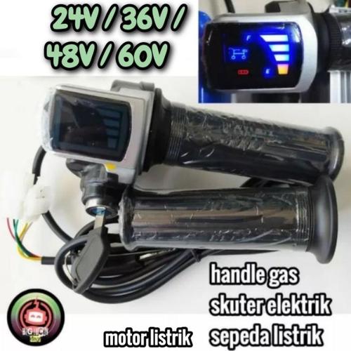 Jual ! HANDLE GAS SEPEDA LISTRIK 24V / 36V / 48V / 60V THROTTLE ...