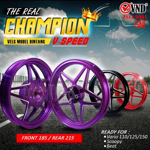 Jual Velg Racing VND V Speed GEN Honda Vario 125/150 Vario 110 Beat Scoopy - GEN 2, BLUE, genio ...