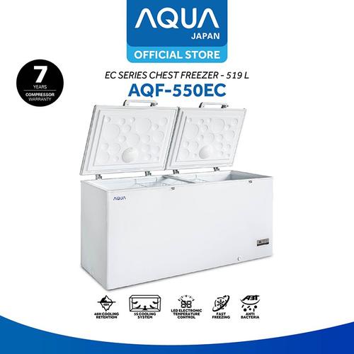Promo Aqua Chest Freezer Box Lemari Pembeku Anti Bakteri 519 Liter ...