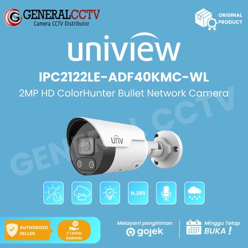 Jual Uniview IPC2122LE-ADF40KMC-WL 2MP HD ColorHunter Mini IR Fixed Bullet Network Camera ...