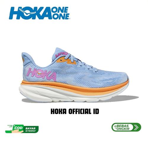 Jual SEPATU HOKA ONE ONE CLIFTON 9 AIRY BLUE ICE WATER WOMEN'S RUNNING ...