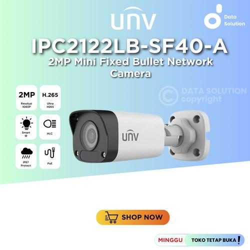 Jual Uniview IPC2122LB-SF40-A 2MP HD IR Fixed Mini Bullet Network Camera - Jakarta Barat - Data ...