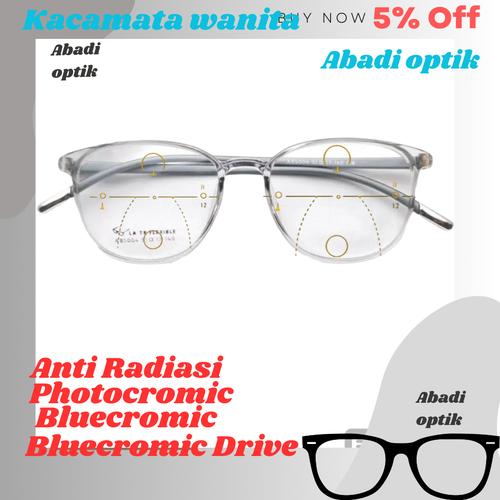 Jual Kacamata Wanita Progresif Plus /minus Anti Radiasi Photocromic ...
