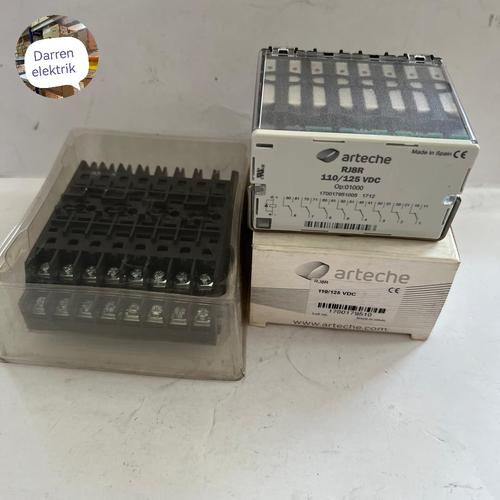 Jual ARTECHE trip relay includ socket RJ8R, 110/125vdc - Jakarta Barat ...