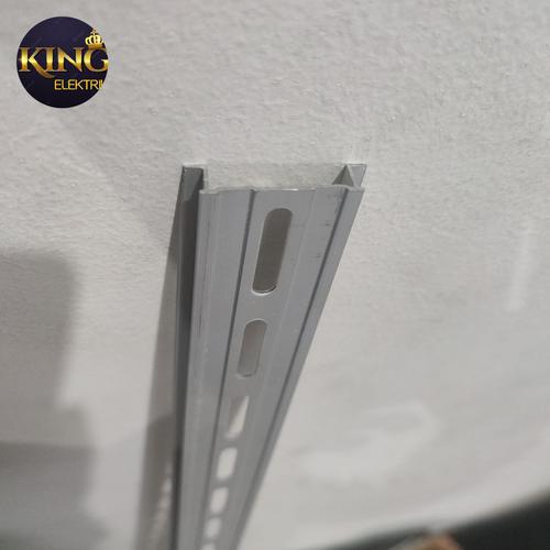 Jual Rel MCB Aluminium 1 Fungsi 1M Din Rail MCB Aluminium 1 Meter rell ...
