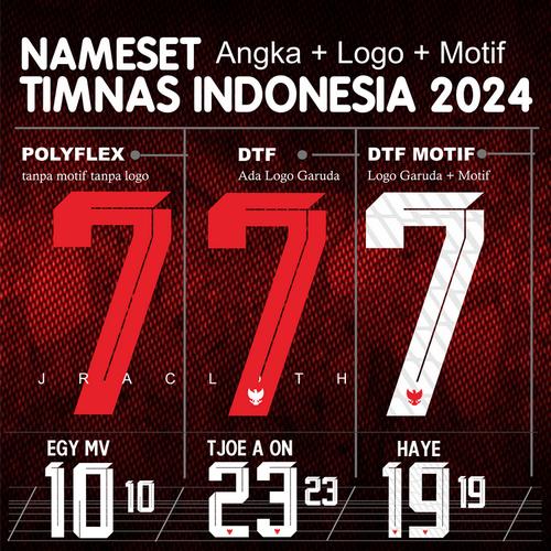 Jual NAMESET TIMNAS INDONESIA 2023 2024 AFC WC AFF HOME AWAY GK ERSPO ...