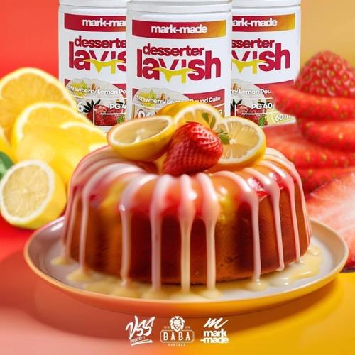Jual Mark Made Desserter Lavish Strawberry Lemon Pound Cake 60ML ...