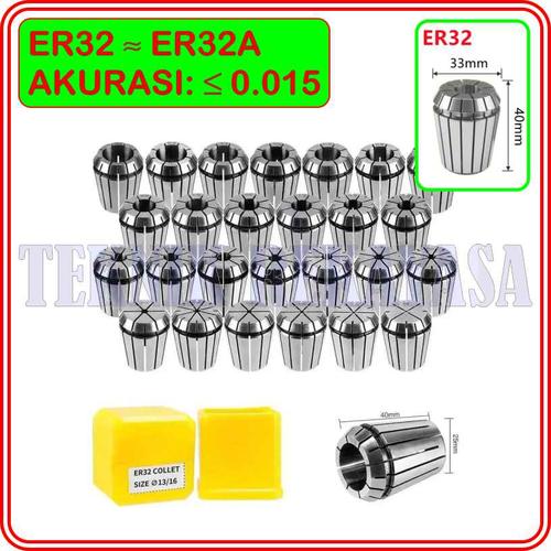 Jual COLLET CHUCK ER32 / ER 32 / ER 32A / ER32A SPRING COLLET / COLLET ...