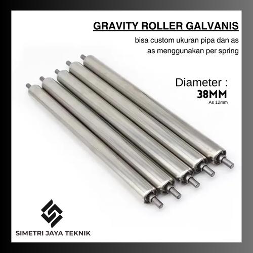 Jual Gravity Roller - Roll Gravity Conveyor 1.5 inchi - 900 - Kota ...