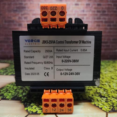 Jual VORGE Transformer Trafo Step Down JBK5 250VA 220v 380v out 36v/24v/12V - Jakarta Barat ...