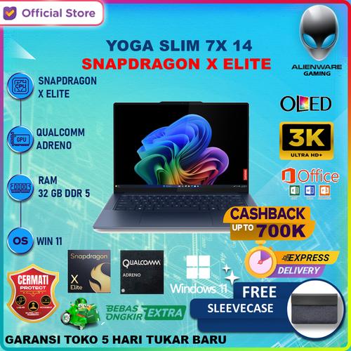 Promo Lenovo Yoga Slim 7X Touch OLED Snapdragon X Elite 32GB 1TB W1 14. ...