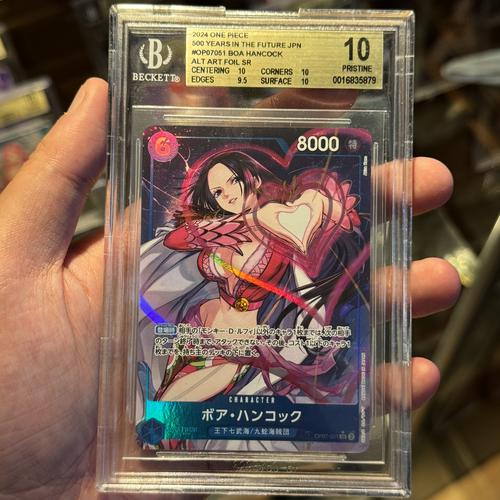 Jual Kartu One Piece TCG Boa Hancock PSR Beckett 10 Pristine OP07-051 ...