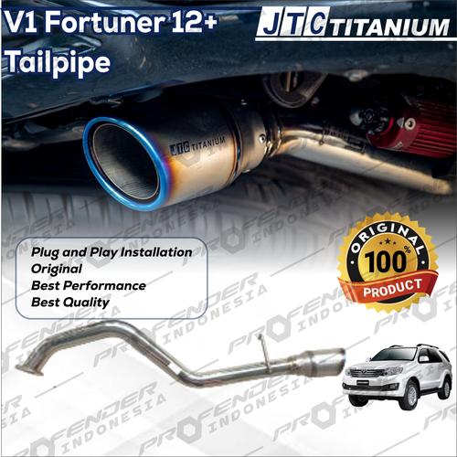 Jual JTC titanium - Tailpipe V1 Titanium Tip - Exhaust Muffler Knalpot ...