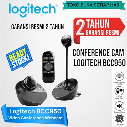 Jual Logitech BCC950 Conference Cam Webcam BCC 950 Web Camera Garansi ...