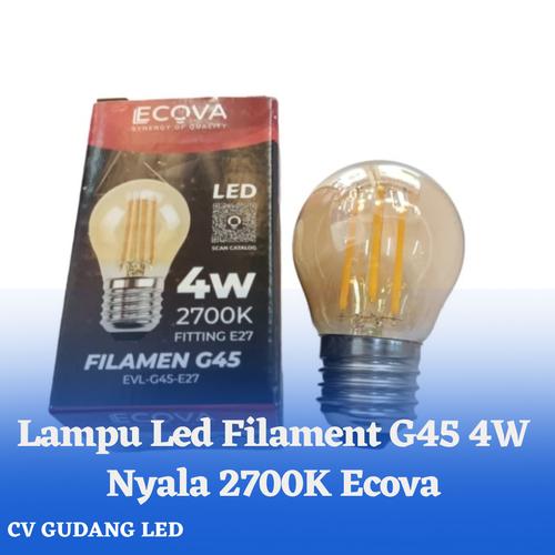 Jual Lampu Led Filament G45 4W Nyala 2700K Ecova - Kab. Sleman - CV ...