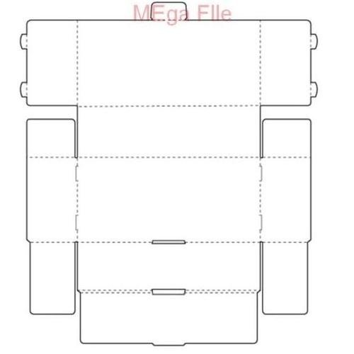 Jual READY Template Desain Pola Kemasan Packaging Polos Design Cetak ...