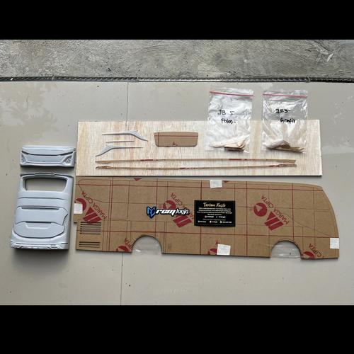 Jual Paket Siap Rakit Miniatur Bus Jetbus 5 SHD Skala 1:20 - Buka ...