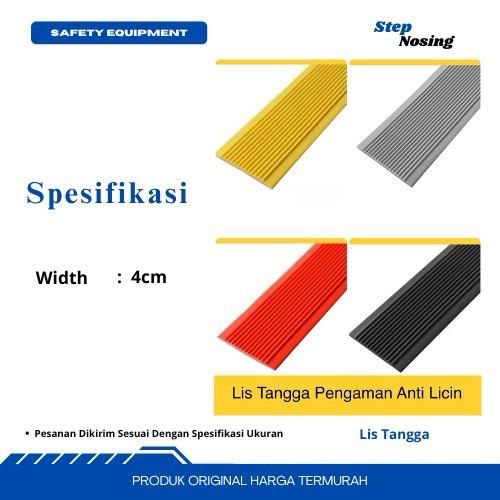 Jual Lis tangga Pengaman Anti Slip tangga +3M Doubletape Step karet ...