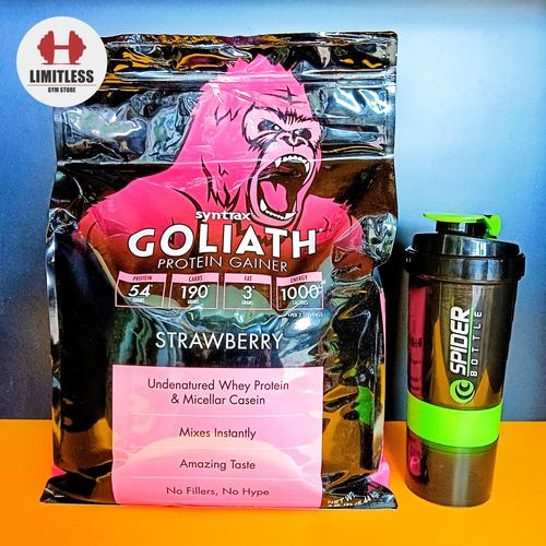 Jual SYNTRAX GOLIATH Mass Protein Gainer 12 lbs lb Susu Penggemuk Gym ...