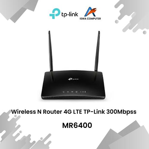 Jual Router TP Link TL-MR6400 300Mbps Wireless N 4G LTE-TPLink MR6400 ...
