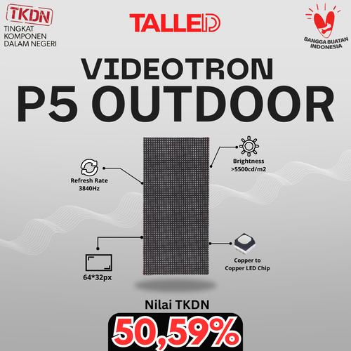 Jual LED PANEL VIDEOTRON MODUL TALLED TKDN P5 OUTDOOR 3840HZ 16x32cm ...