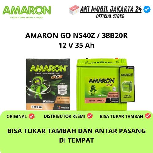 Jual Aki Mobil Suzuki APV NS40Z / 38B20R Amaron GO Aki Kering 12v ...