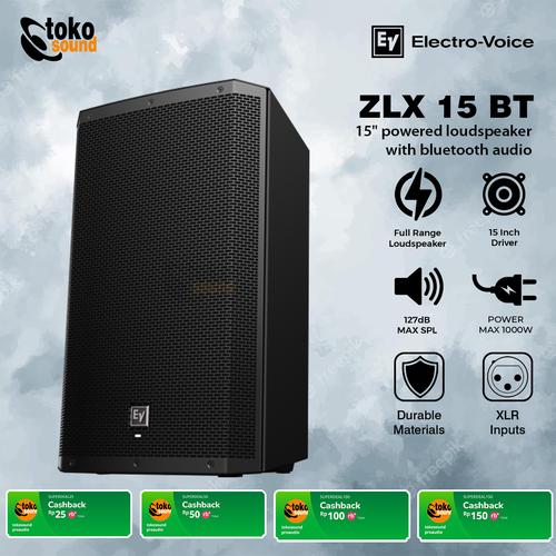 Jual Electro-Voice ZLX 15BT ZLX 15 BT -15 Inch Powered Loudspeaker Active - Jakarta Barat ...