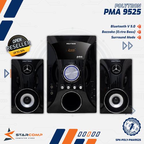 Promo POLYTRON Multimedia Speaker PMA 9525 Bluetooth Karaoke PMA9525 ...