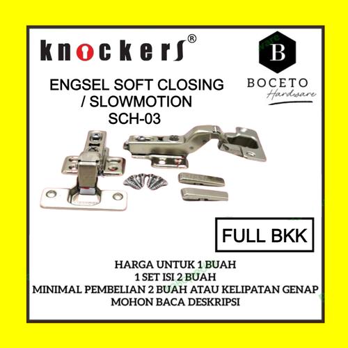 Jual Engsel Sendok KNOCKERS Anti Karat / Engsel Lemari Knockers SCH-03 ...
