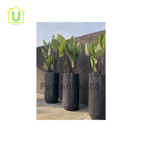 Jual pot teraso pot blong tinggi hitam glossy 1m x 40cm - Kota Depok ...