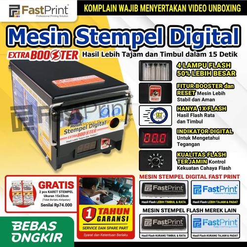 Jual Mesin Stempel Flash Digital Fast Print - Kota Surabaya - Fast Print Indonesia | Tokopedia