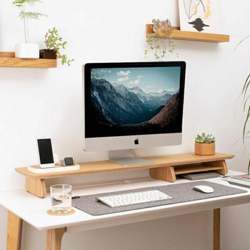Jual Meja Monitor Aesthetic, Stand Monitor keren, Stand Laptop, Dudukan ...