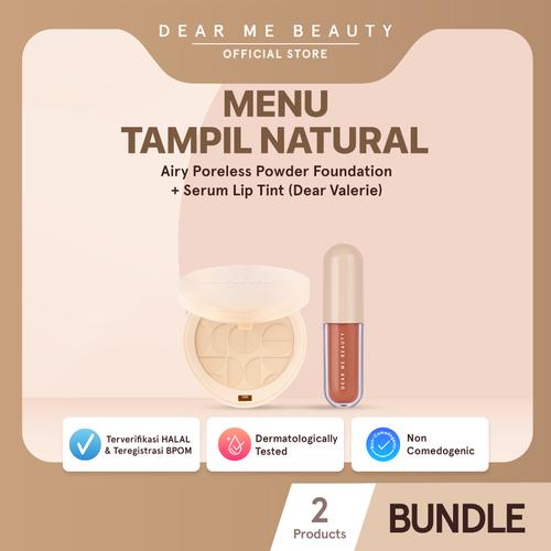 Promo Dear Me Beauty Menu Tampil Natural - Bundle Airy Poreless Powder ...