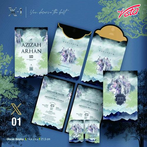 Jual Blangko Undangan Pernikah Java Card X-1 01 - Kota Semarang - Vista ...