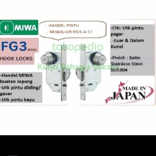 Jual KUNCI MIWA U9 FG3-4-51/40 ST ( LUAR&DALAM KUNCI) PINTU SLIDING - Jakarta Barat - Kunci ...