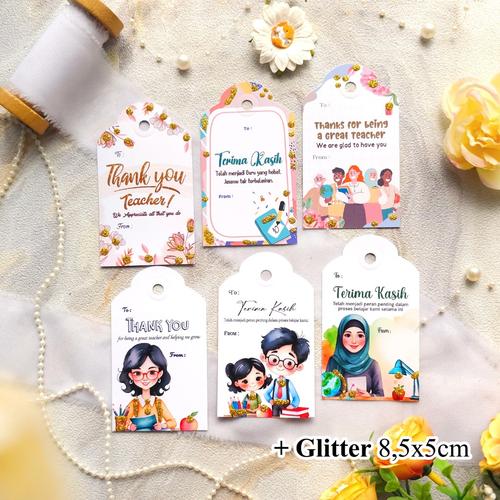 Jual Hangtag thank you teacher card hang tag kartu ucapan terima kasih ...