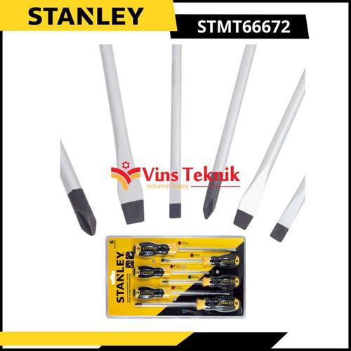 Jual FF Obeng Plus Minus 6 Pcs Set Stanley STMT66672 Cushion Grip S ...
